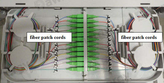 24/48/96 Fiber Count Plastik Fiber Patch Panel Cassette dengan SC ...